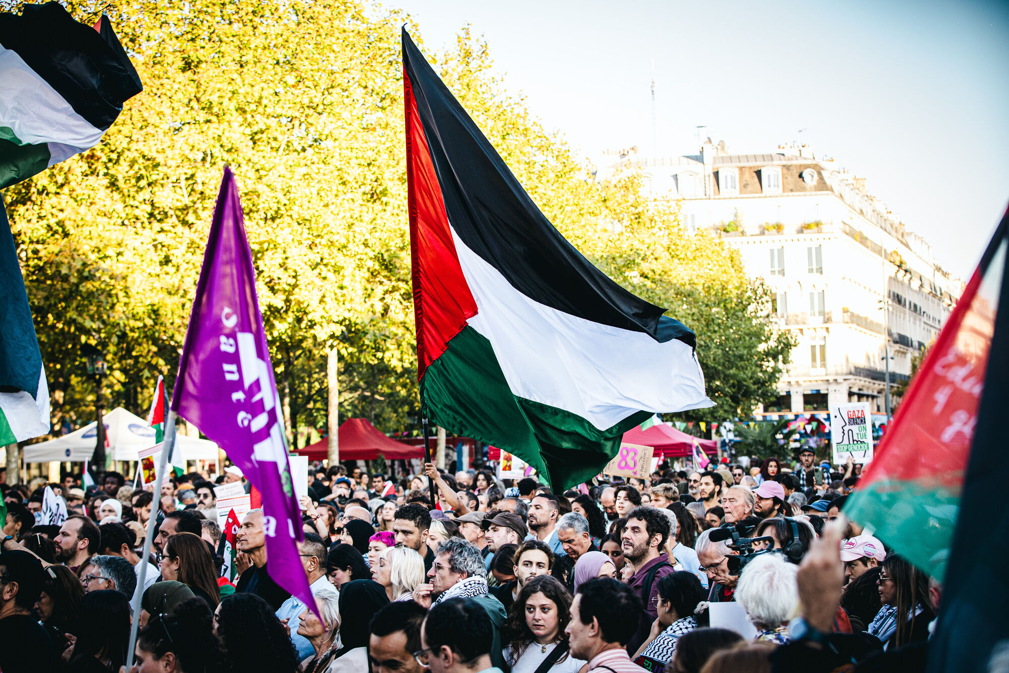 Rassemblement en soutien à la population palestinienne - Paris - 17 ...