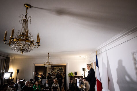 MARINE LE PEN PRÉSENTE SES VOEUX À LA PRESSE - 25 JANVIER 2024 (Karim ...